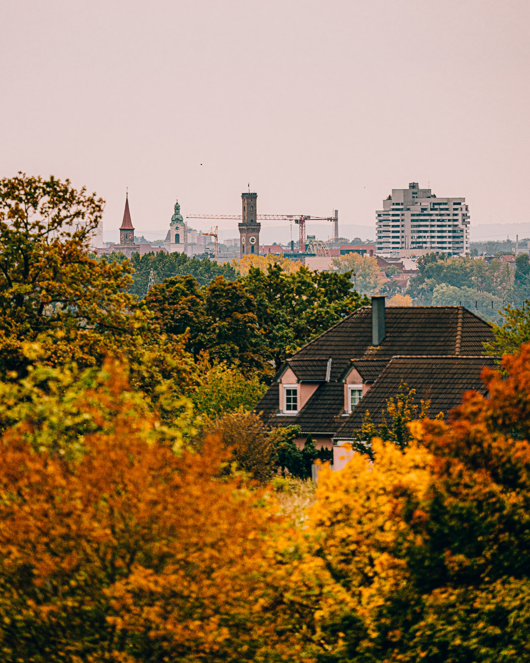 Fürther Skyline im Herbst - Faszination Fürth